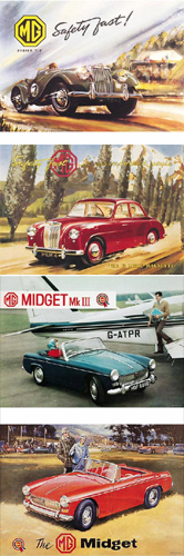 Classic MG showroom posters now available