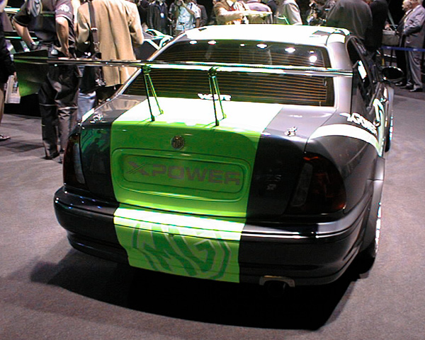 Huge Touring Car rear spoiler