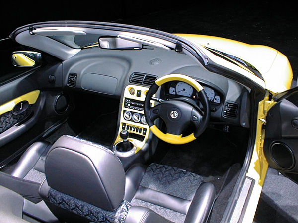 MGF Trophy 160 interior